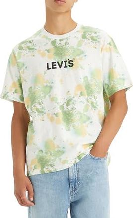 Levi's Homme Ss Relaxed Fit Tee, Headline Logo AOP, S