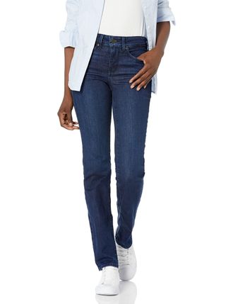 NYDJ Damen Marilyn Straight Denim Jeans, Denslowe, 36