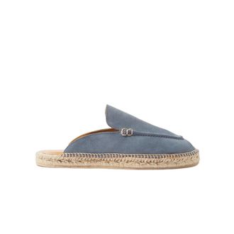 Scarosso Homme, Chaussures, Gris, Taille: 44 EU Espadrilles Grises en Daim