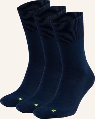 Falke 3er-Pack Socken Run blau