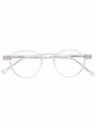 Lesca lunettes de vue &agrave; monture transparente - Blanc