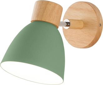 Baoblaze Wandleuchten Nordic Wall Sconce Lamps Macaron Aisle Lights Corridor Lamp Bedside Reading Light E27, Grün