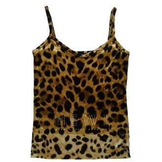 Dolce & Gabbana Leopard Print Silk Tank Top