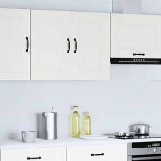 vidaXL Vidaxl - Armoire murale de cuisine Kalmar blanc bois ding&eacute;nierie