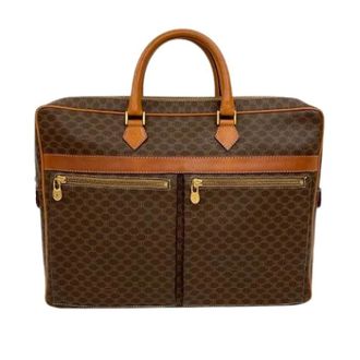 Celine Pre-owned Macadam Leather Briefcase - Femme - Pre-owned - Brun - Taille: ONE Size