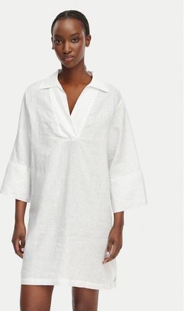 GANT Sommerkleid 4503508 Wei&szlig; Relaxed Fit