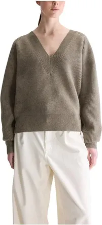 Bellerose Femme, Pulls, Beige, Taille: 40 FR Pull col V Alzell
