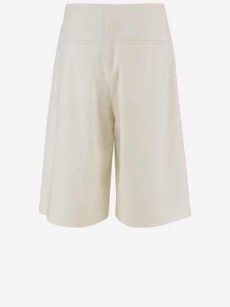 Jacquemus Mens Short Trousers Moisson White Wool