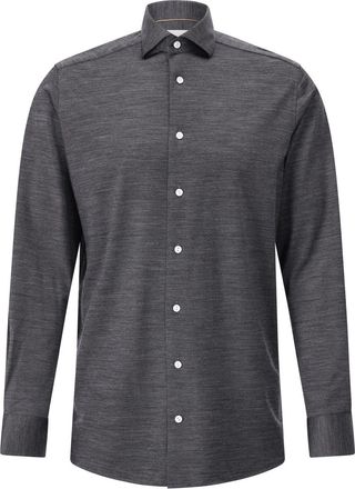Eton Contemporary-Fit Hemd aus Merinowolle