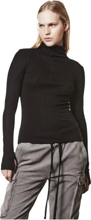 Thom Krom Femme, Pulls, Noir, Taille: 40 FR Col roul&eacute;s