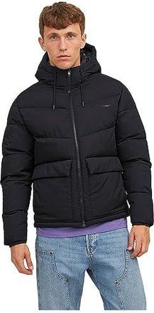 Jack & Jones Jorvesterbro Veste Tampon Sn Jacket, Noir, L Homme