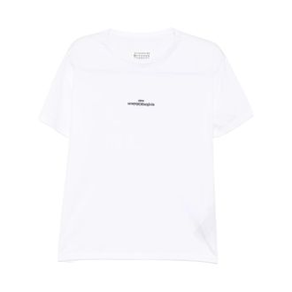Maison Margiela T-Shirts - - Tops - Herren - Wei&szlig; - L
