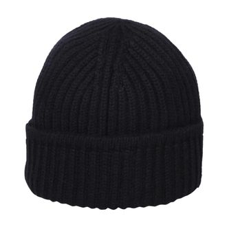 Blanca Vita Femme, Accessoires, Noir, Taille: ONE Size Ribbed Beanie