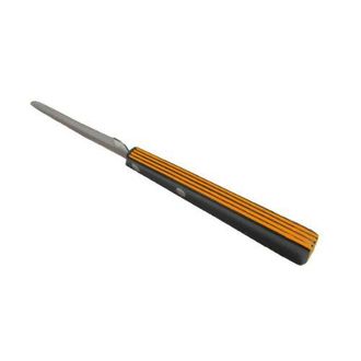 Gude Solingen - Universalmesser orange / schwarz mit Wellenschliff, 10 cm, UNI, POM