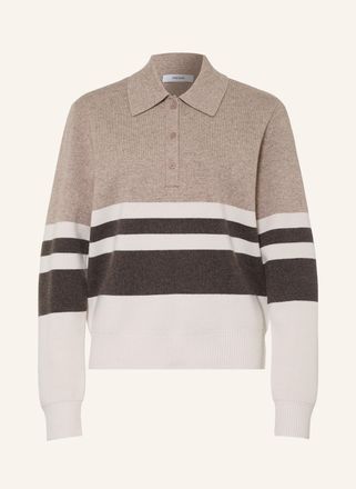 Reiss Reiss Strick-Poloshirt Bronte beige