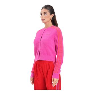 adidas Femme, Pulls, Rose, Taille: 34 FR Cardigan en Tricot Moelleux pour Femme