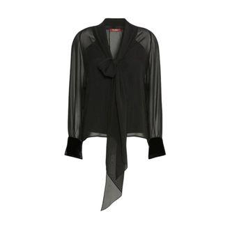 Max Mara Msezattera Bluse - - Blouses & Shirts - Damen - Schwarzk - M