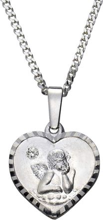 Firetti Kette Herz mit Schutzengel