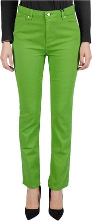 Kiton Femme, Jeans, Vert, Taille: 42 FR Jeans Regular Solid 100% Handmade