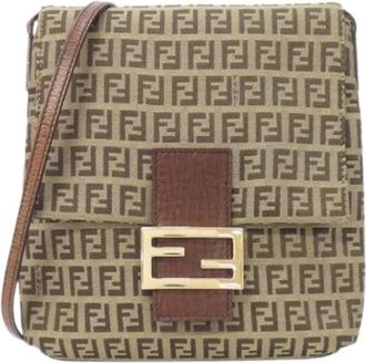 Fendi Sac bandouli&egrave;re vintage Fendi Pre-owned - Femme - Pre-owned - Beige - Taille: ONE Size