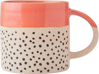 Mikasa Mikasa Wachsbecher mit orangefarbener Glasur, 390 ml