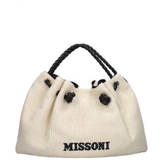 Missoni Raffia-Tasche - - Bags - Damen - Wei&szlig; - ONE SIZE
