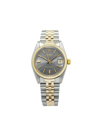 Rolex montre Datejust 31 mm pre-owned - Gris