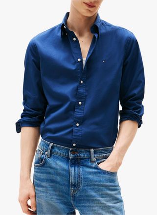 Tommy Hilfiger Chemise unie en coton