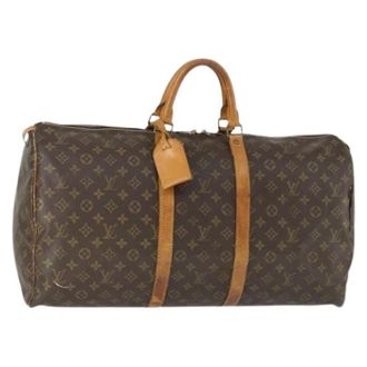 Louis Vuitton Sac Week-end Vintage en Toile Pre-owned - Femme - Pre-owned - Brun - Taille: ONE Size