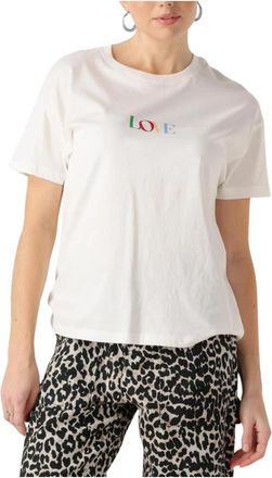 Catwalk Junkie Grafik T-Shirt f&uuml;r Frauen - - Tops - Damen - Wei&szlig; - S