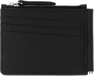 Maison Margiela Four Stitch Calfskin Card Case - Black