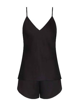 Triumph Femme Silky Sensuality Psw X Pajama Set, Noir, 38 EU