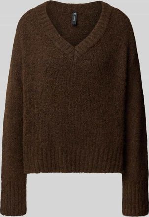 Only Pullover mit tiefem V-Ausschnitt Modell ONLFIONA