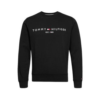 Tommy Hilfiger Logo Sweatshirt - - Sweatshirts & Hoodies - Herren - Schwarzk - XL