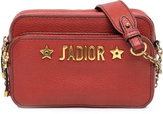 Dior Hobo Bags - Leather JAdior Camera Bag - Gr. unisize - in Rot - f&uuml;r Damen