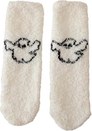 Generic Chaussettes Femme Chaussettes Chaudes Femme Chaussettes Thermiques Femme De Classique Halloween Courtes En Polaire D&eacute;coratives Chaudes Pour Dormir Ou 