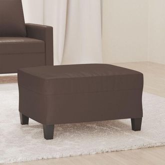 vidaXL Repose pied Marron 70x55x41 cm Similicuir