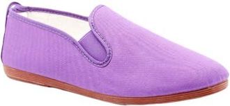 Javer Javer - Chaussures de toile Kung-Fu pour femmes, violet fonc&eacute;, 41 EU