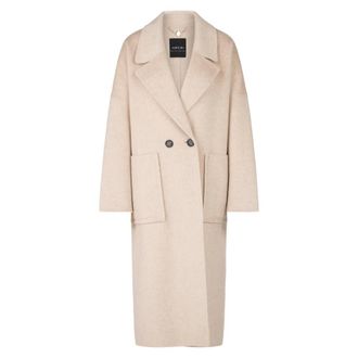 Marc Cain Luxuri&ouml;ser Oversize-Mantel - - Coats - Damen - Beige - M