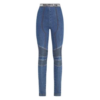 Philipp Plein Super Stretch Leggings - - Jeans - Damen - Blau - W28