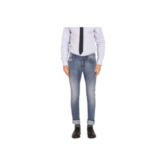 Mason's Homme, Jeans, Bleu, Taille: W32 Jean Élastique Lavé Moyen