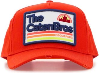 Dsquared2 Homme, Accessoires, Orange, Taille: ONE Size Casquette de baseball