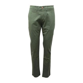 Sun 68 Dunkelgr&uuml;ne Stretchhose - - Trousers - Herren - Gr&uuml;n - W34