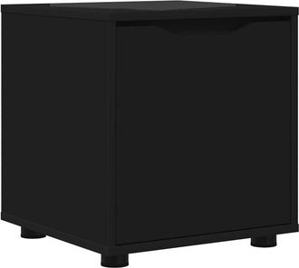 vidaXL Badezimmerschrank Schwarz 40,5 x 40 x 44 cm Holzwerkstoff vidaXL