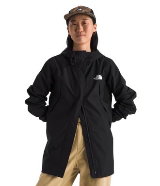 The North Face NF0A8BKCJK3 W ANTORA RAIN PARKA - REFIT Jacket Damen TNF BLACK Gr&ouml;&szlig;e XL