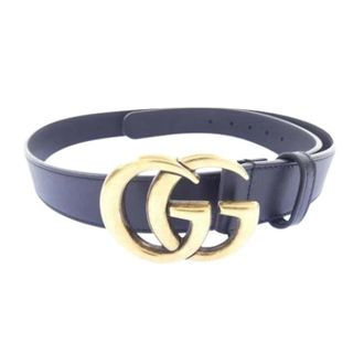 Gucci Pre-owned Vintage Lederg&uuml;rtel - - Pre-owned - Damen - Schwarzk - ONE SIZE