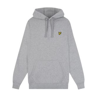 Lyle & Scott Kapuzenpullover aus Baumwolle mit Fronttaschen - - Sweatshirts & Hoodies - Herren - Grau - L