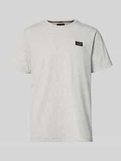 PME Legend T-Shirt mit Label-Details und Rundhalsausschnitt