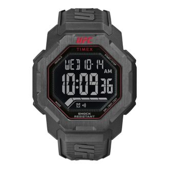 Timex Homme, Accessoires, Noir, Taille: ONE Size Montre UFC Knockout Digitale à Quartz
