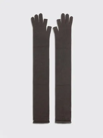 Rick Owens Gants longs en pure laine m&eacute;rinos &agrave; bords c&ocirc;tel&eacute;s